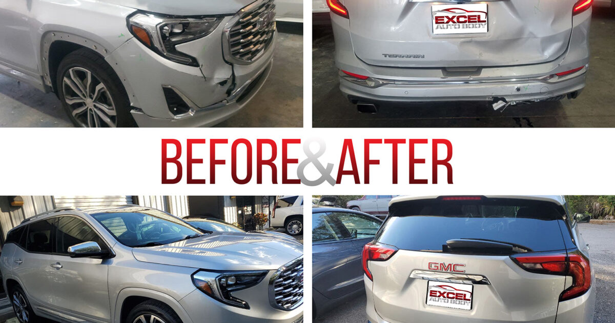 Before/After Auto Body Repair Photos