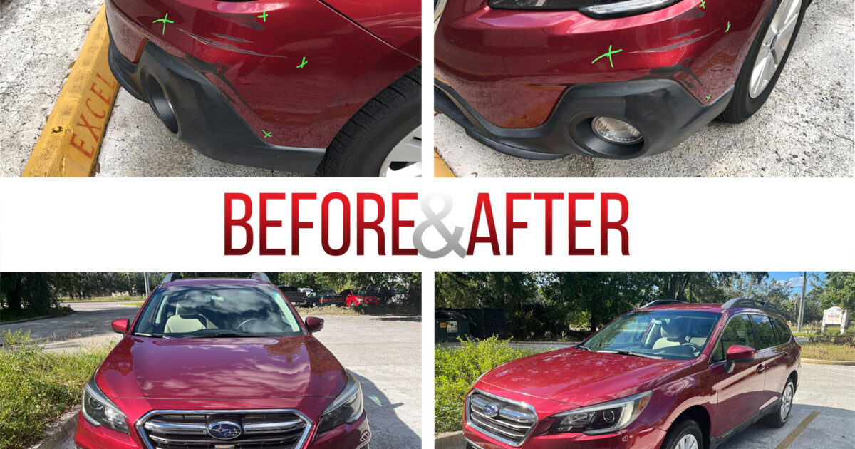 Before/After Auto Body Repair Photos