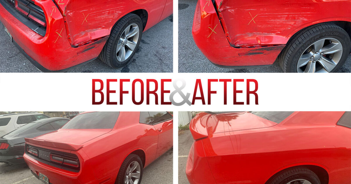 Before/After Auto Body Repair Photos