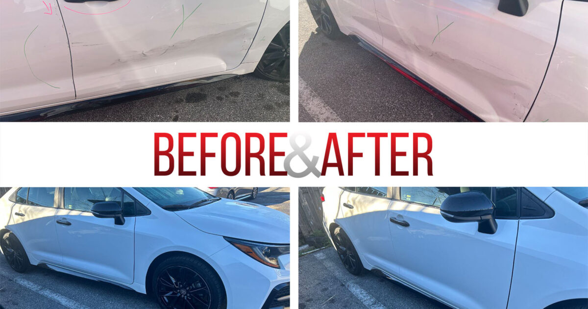 Before/After Auto Body Repair Photos